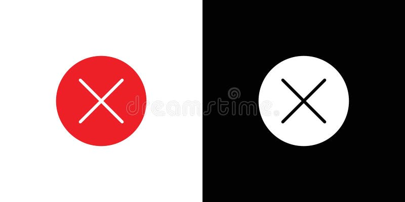 Close Button Icon Art Design Illustration Stock Vector - Illustration ...