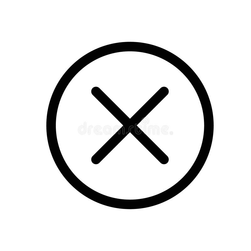 Close Button Icon Set User Interface Symbols for Web and App Design ...