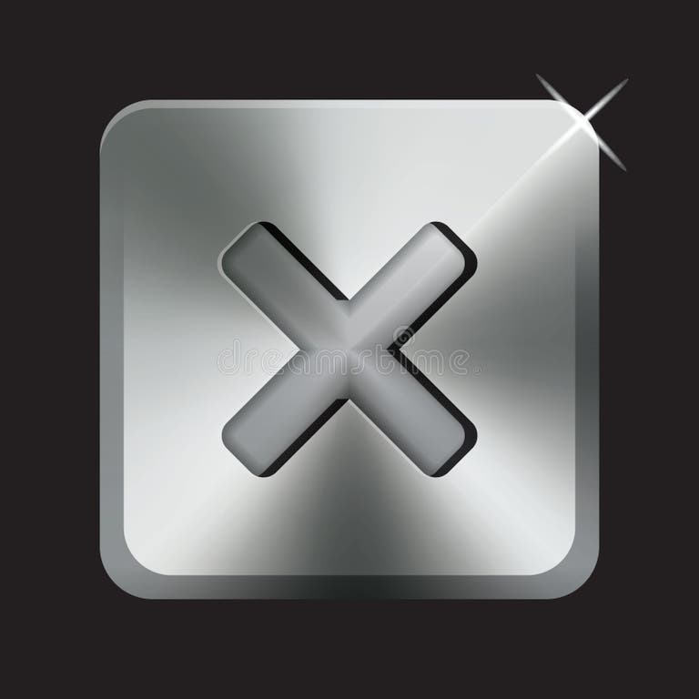 Close Button. Vector Illustration Decorative Design Stock Vector ...