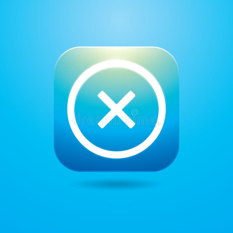 Close Button. Vector Illustration Decorative Design Stock Vector ...