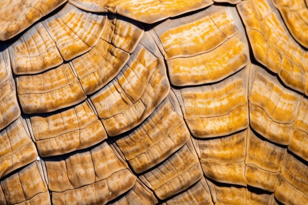 Close Capture of a Turtles Shell for a Rough, Segmented Texture Stock ...