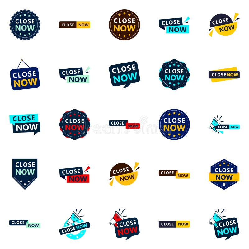 Close the Deal before Time Runs Out Text Banners Pack of 25 Stock ...