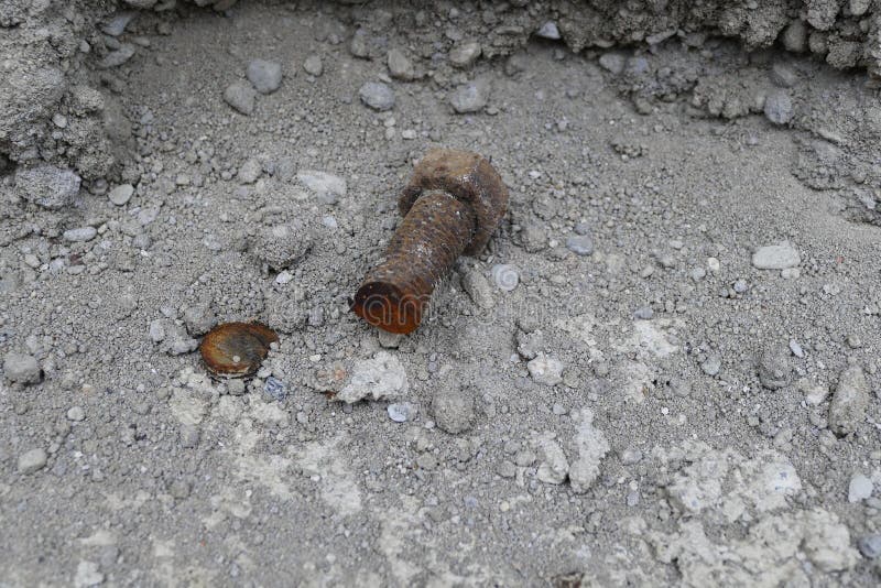 Detail of broken rusty stock photo. Image of material - 100113632