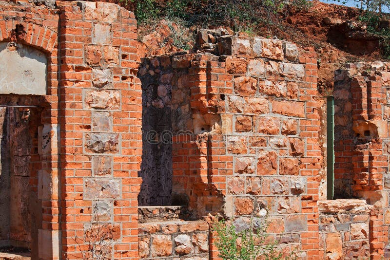 FORT WALL BUILT WITH STONE BLOCKS Stock Photo - Image of schanskop ...