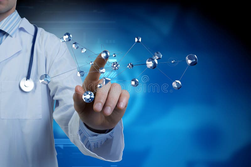 Wireless Interaction and Connection . Mixed Media Stock Image - Image ...