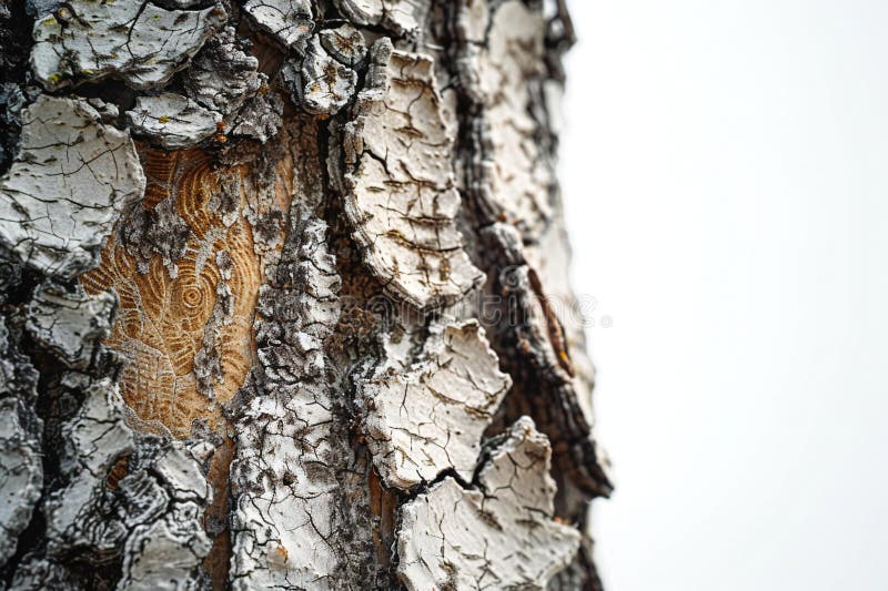 Close Down View of the Bark on a Tree, High Quality, High Resolution ...