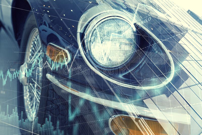 Close of Elegant Car . Mixed Media Stock Photo - Image of life, traffic ...