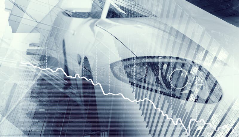 Close of Elegant Car . Mixed Media Stock Image - Image of technology ...