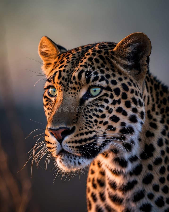 A Close Encounter with a Majestic Leopard Showcasing Its Striking ...