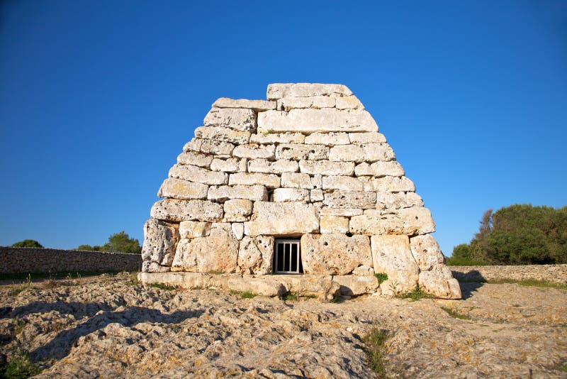 Prehistoric Naveta Des Tudons Stock Photo - Image of ruin, monument ...
