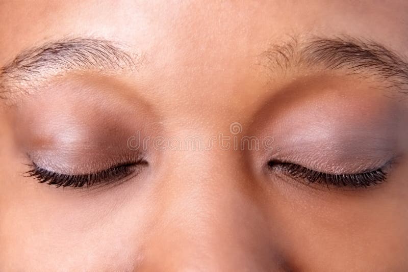 Close eyes stock photo. Image of colored, close, american - 10277368
