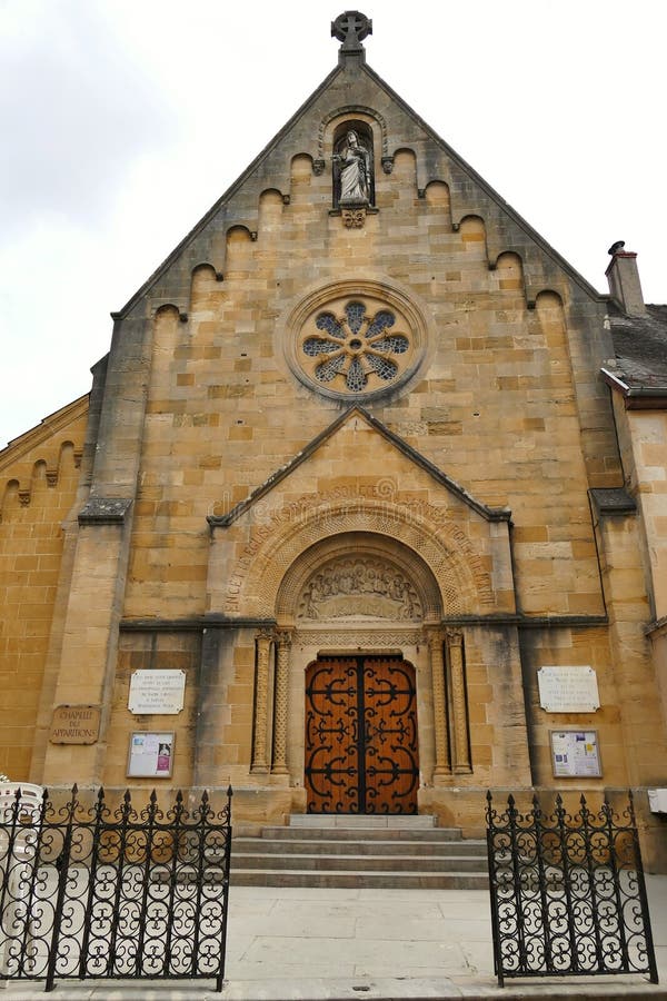 The Chapel of the Visitation in Paray-le-Monial Stock Photo - Image of ...