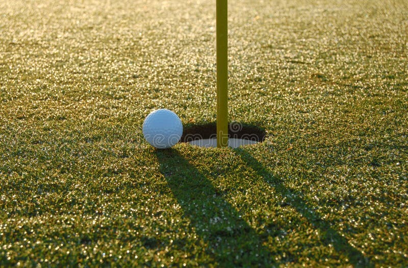 Close-up of a golf ball stock photo. Image of sport, outdoors - 10579224