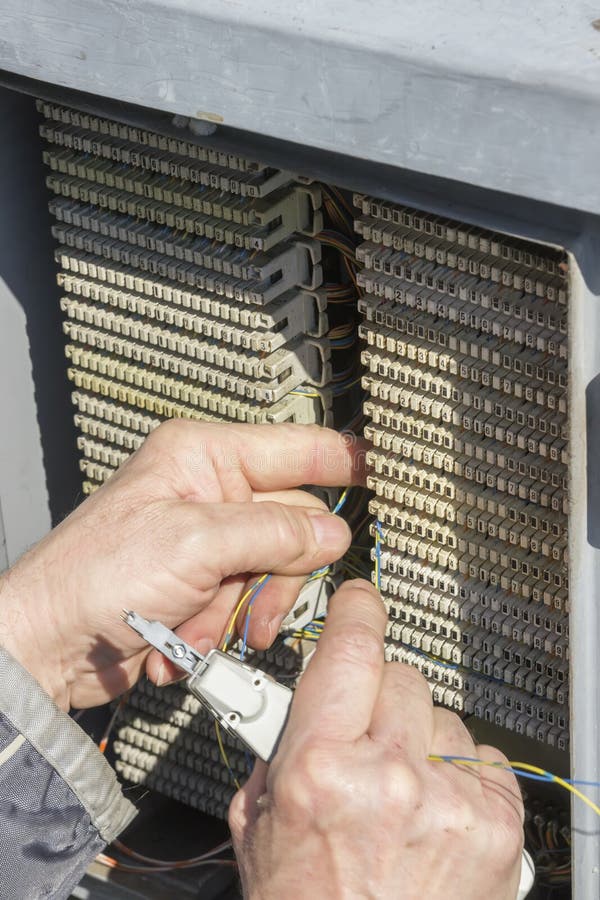 Telephone Switchboard Panel Punching Tool Stock Photos - Free & Royalty ...