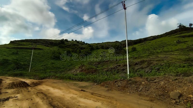 The close hill landscape stock photo. Image of close - 195400966