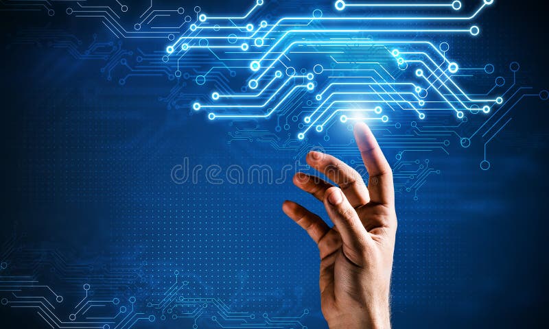 Creating the technology stock image. Image of science - 123348947