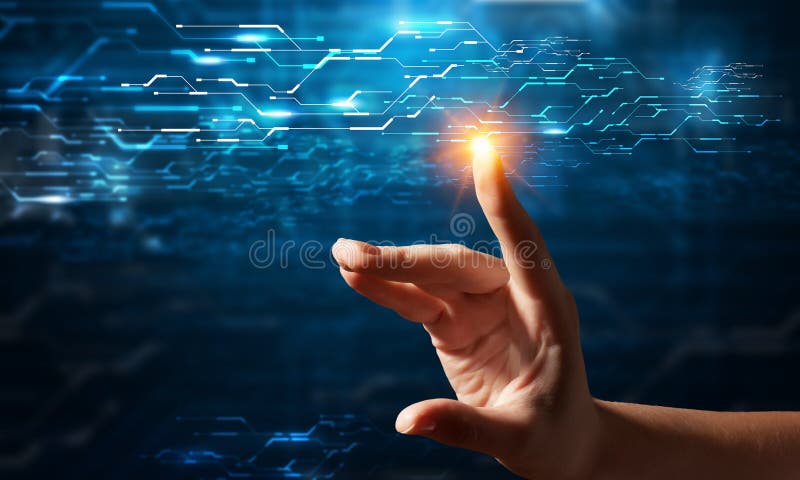 Creating the technology stock image. Image of creation - 124579687