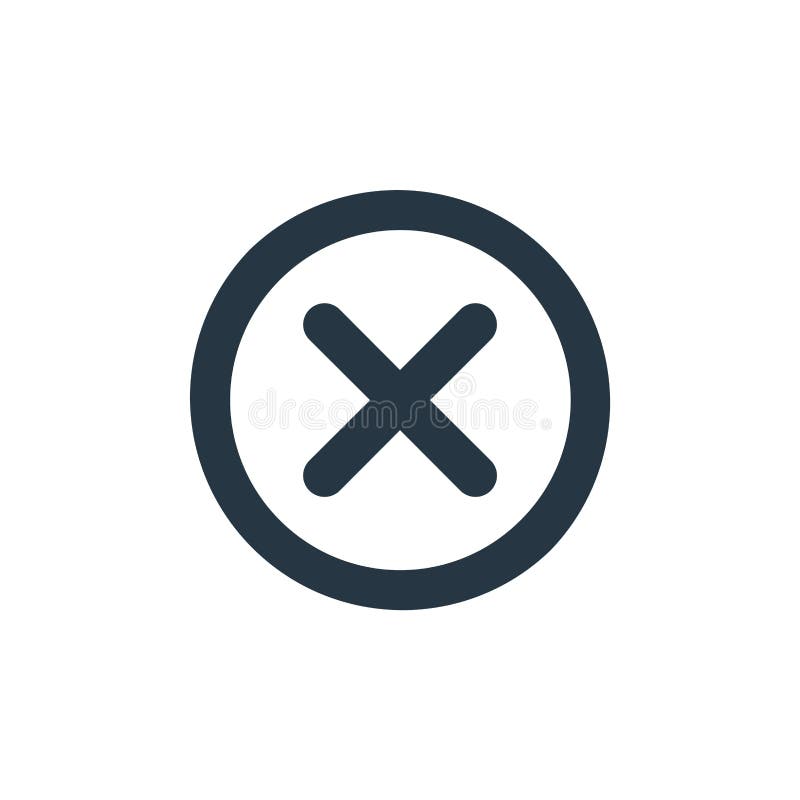 Close Icon Vector from Essentials Ui Concept. Thin Line Illustration of ...