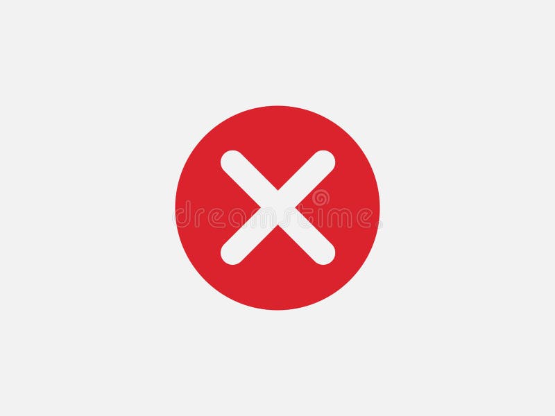 Close Icon Vector Sign. Cancel Symbol Web Design Stock Vector ...