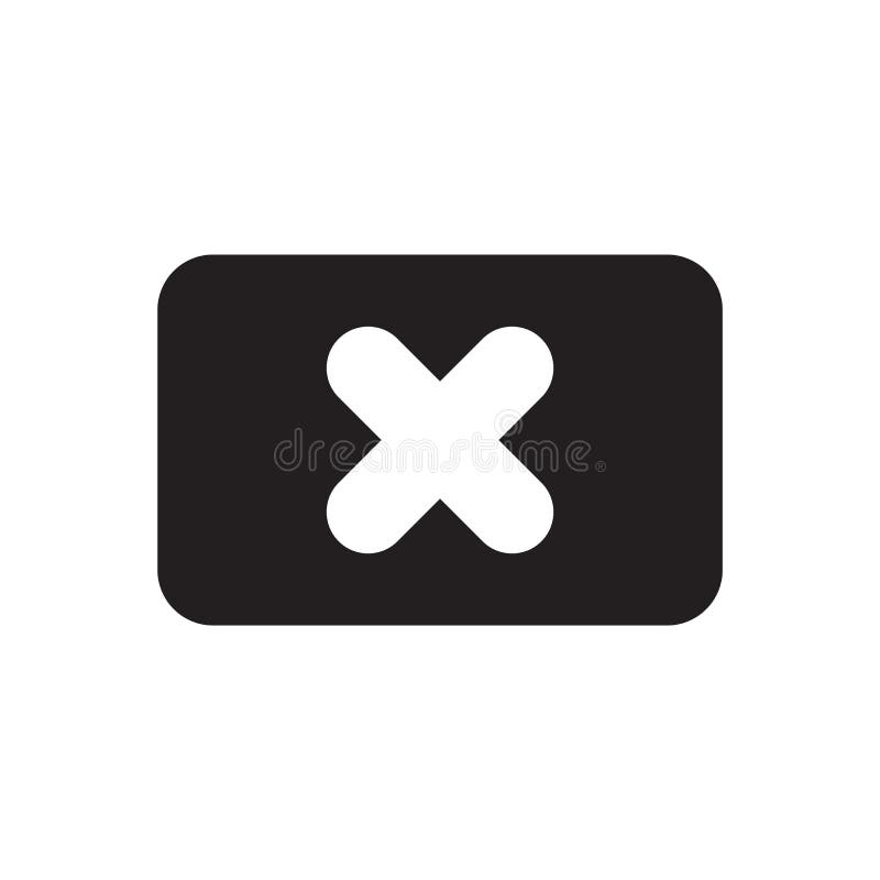 Close Icon Vector Sign and Symbol Isolated on White Background, Close ...