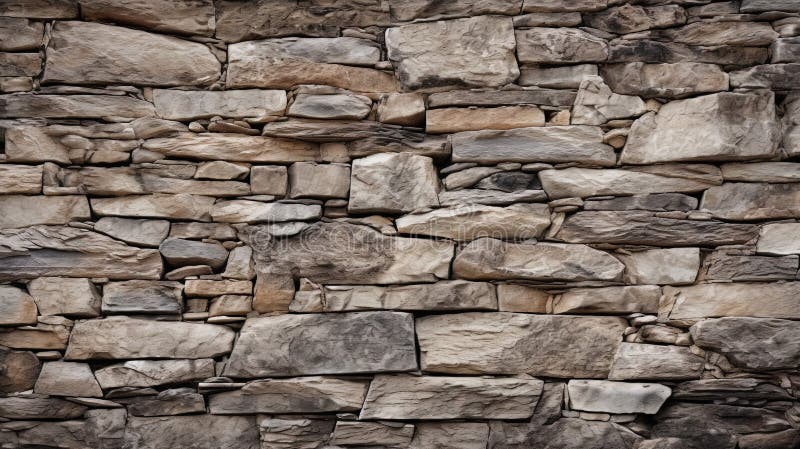 A Close Image of the Rough Texture of the Stone Wall Stock Illustration ...