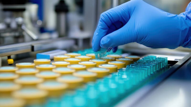 A Close Image of a Worker Checking Quality Control on Produced Items ...