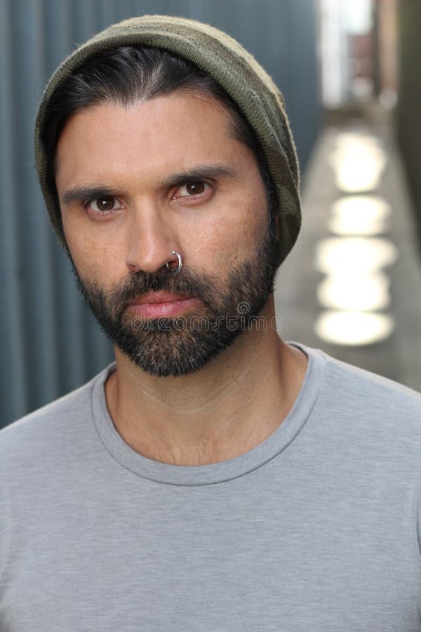 Close of an Introverted Young Male Stock Image - Image of loneliness ...