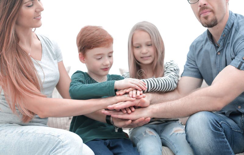 Close-knit Family Showing Their Unity Stock Photo - Image of parents ...