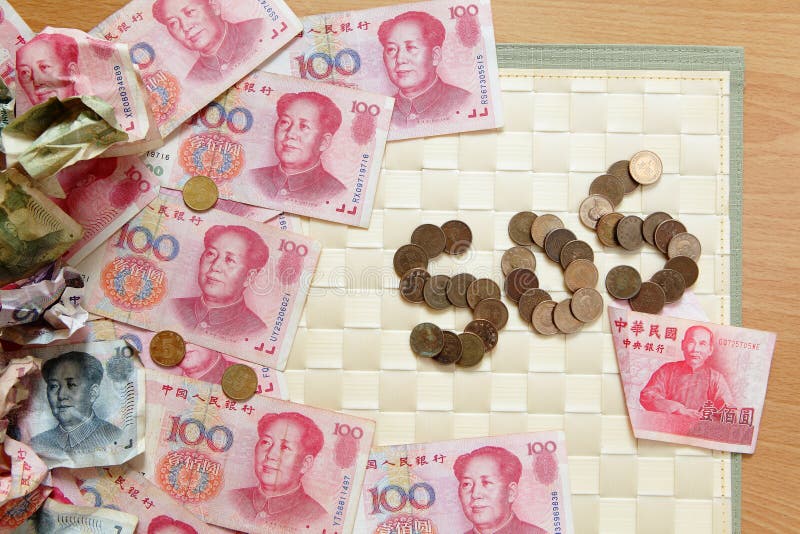 A Close Look at Chinese Money Stock Image - Image of account, economy ...