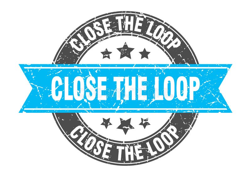 Close the Loop Orange 3d Speech Bubble Stock Vector - Illustration of ...