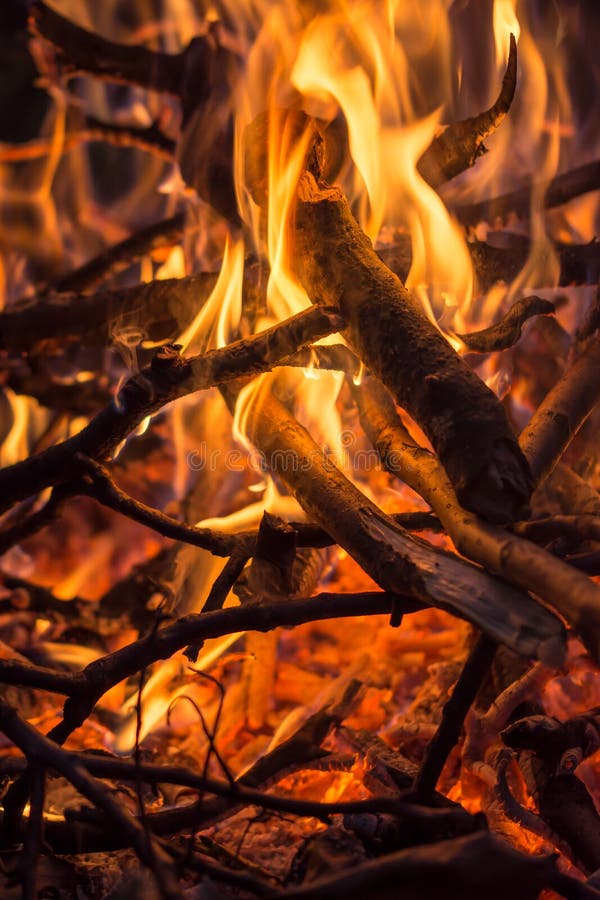 Close macro image of fire stock photo. Image of heat - 63790060