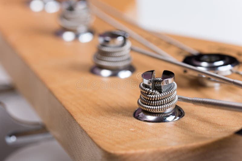 Close Macro View Guitar Machine Heads Stock Photo - Image of closeup ...