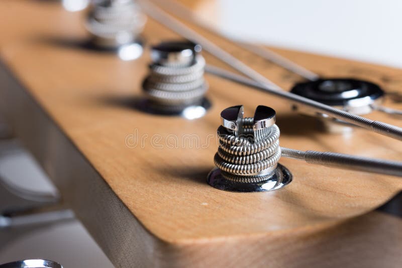 Close Macro View Guitar Machine Heads Stock Photo - Image of point ...