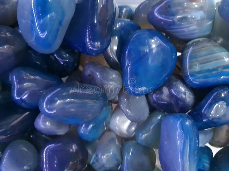 Close on Many Blue Quartz Spheres, Full Screen, Stock Photo - Image of ...