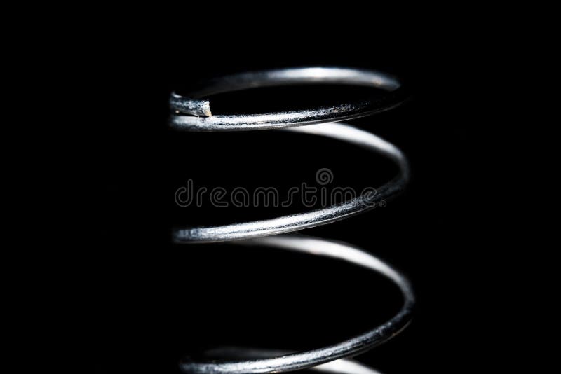 Close Up of Metal Object with Background Lights Stock Image - Image of ...