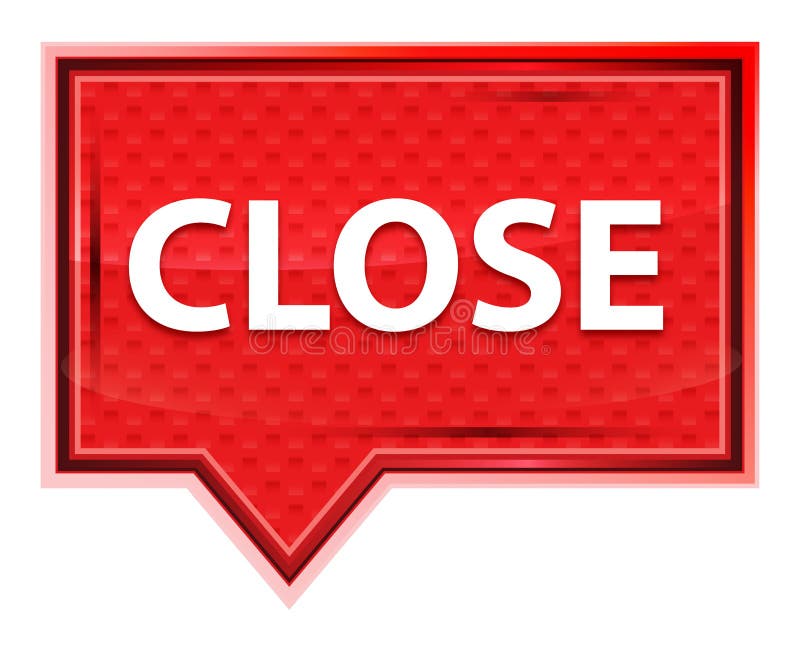 Close Misty Rose Pink Banner Button Stock Illustration - Illustration ...