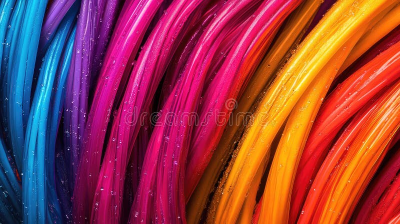 Close network cable stock illustration. Illustration of bundle - 375727502