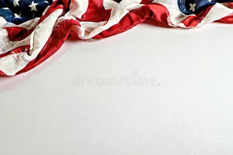 Close Old and Worn American Flag at 21-9-2024 Stock Illustration ...