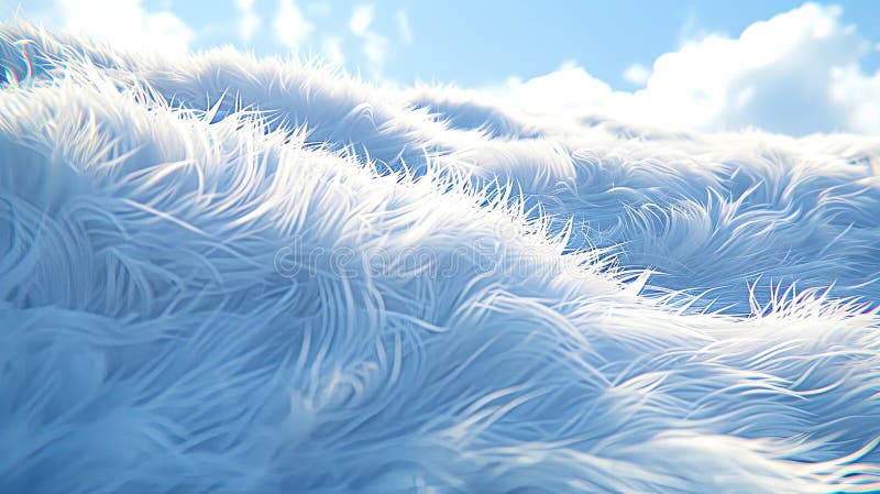 A Close Plan for a Fluffy Tail Moth, Where Each Hair and Fiber Creates ...