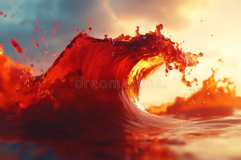 In Close Proximity, Swirling Patterns Composed of Vibrant Colors ...