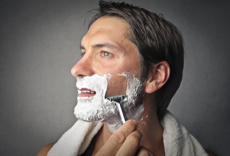 Close shave stock photo. Image of shave, blade, skin - 52293372