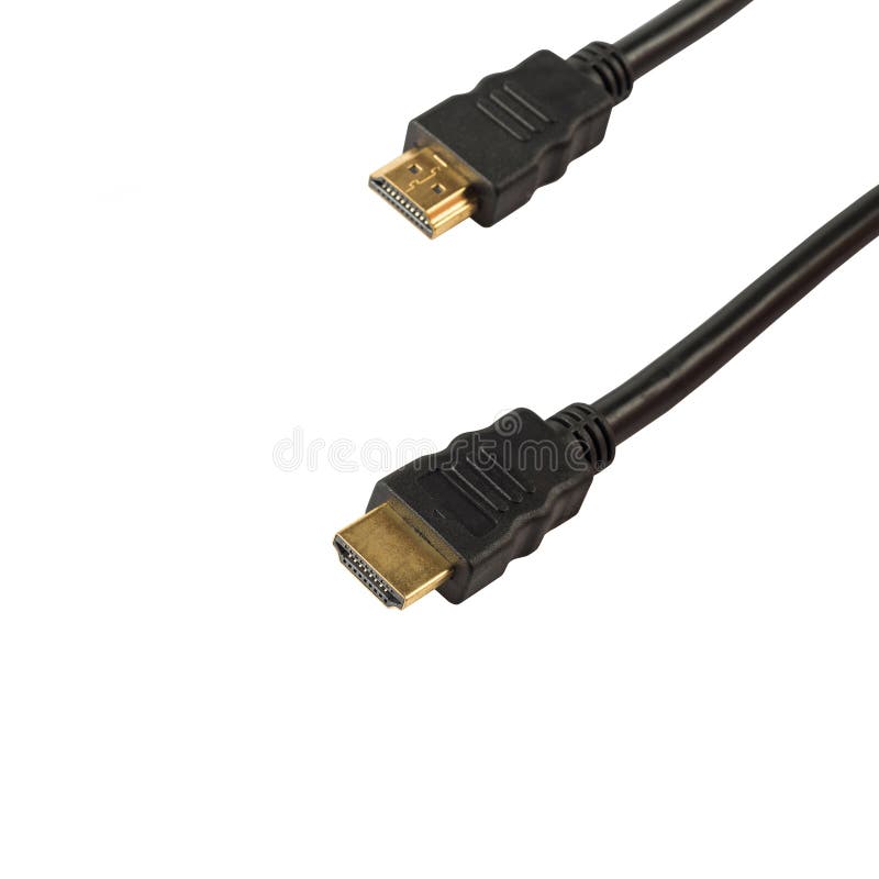 Close shot of HDMI cable stock photo. Image of bluray - 36011554