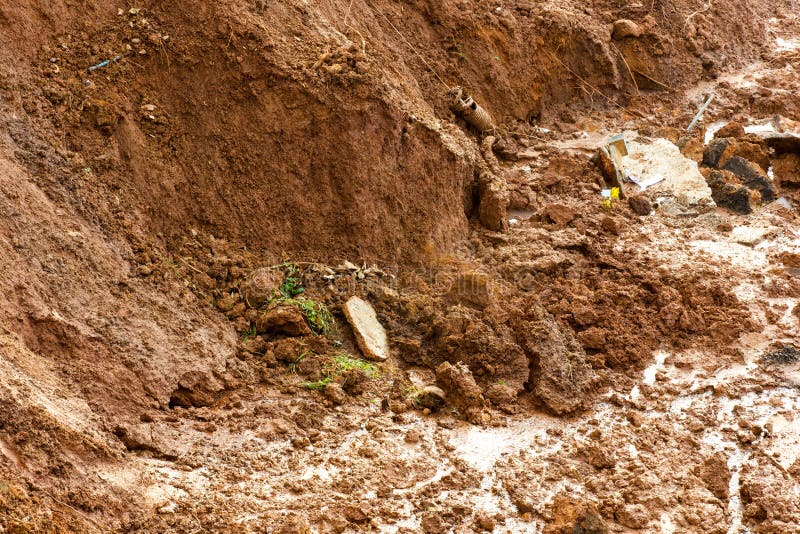 Mountain Soil Slide Video