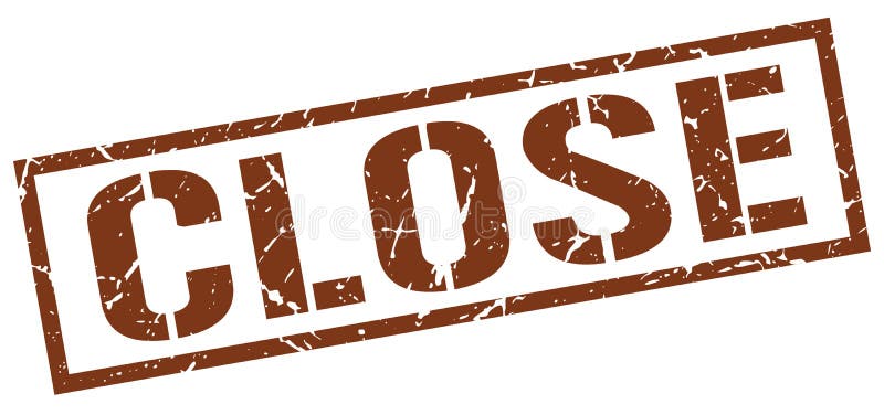 Close stamp stock vector. Illustration of vector, vintage - 122099054