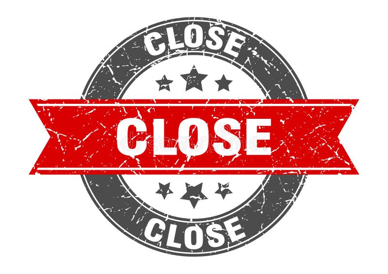 Close stamp stock vector. Illustration of template, sign - 162725628