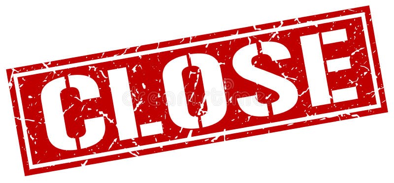 Close stamp stock vector. Illustration of stamp, sign - 120852411