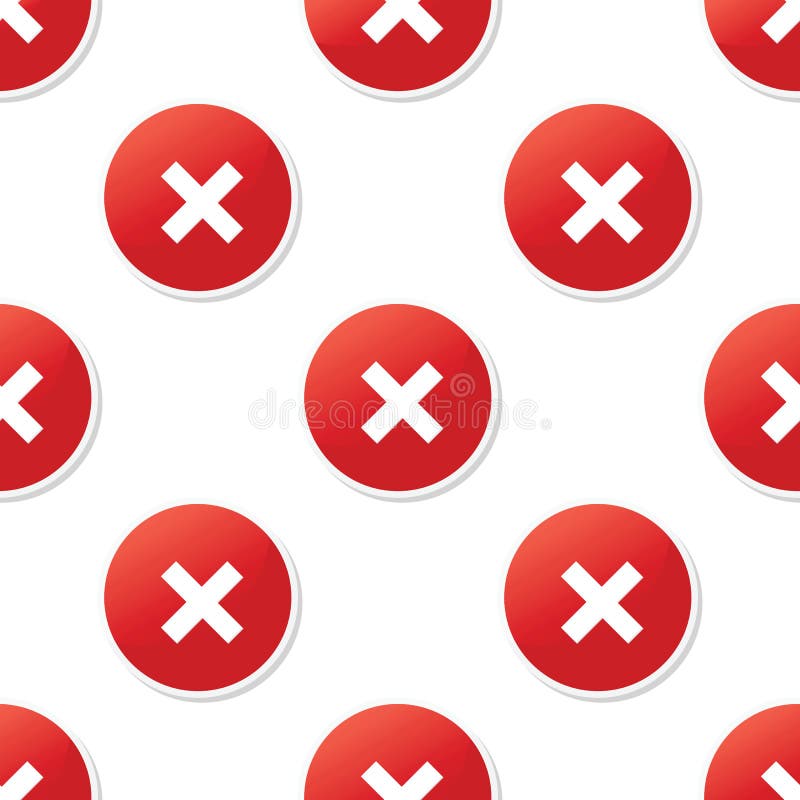 Close symbol pattern stock vector. Illustration of clear - 54510187