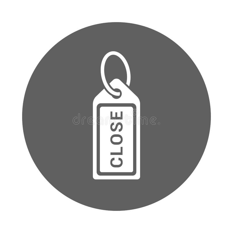 Close, Tag, Label, Offer Icon. Gray Vector Graphics Stock Vector ...