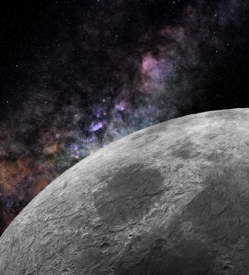 Close to the Moon stock photo. Image of lunar, orbit - 40720272