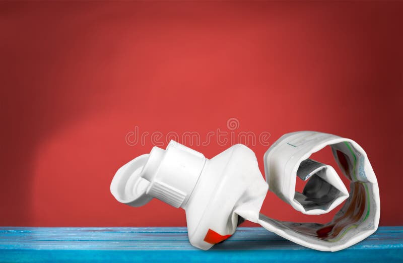 Tube of Toothpaste Close Up on Background Stock Photo - Image of blue ...